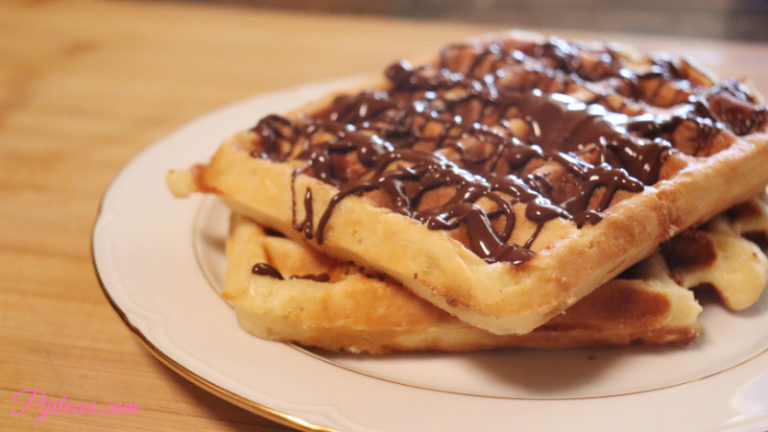 👩‍🍳 Receta de Gofres con chocolate ⋆ Pijiteces